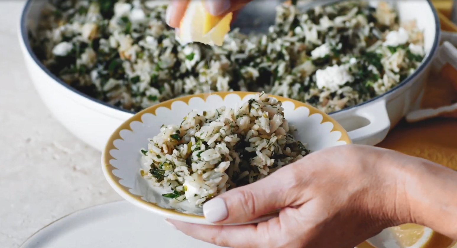 Spanac cu Orez Reteta de Mancare Greceasca [Video] | Organics Food